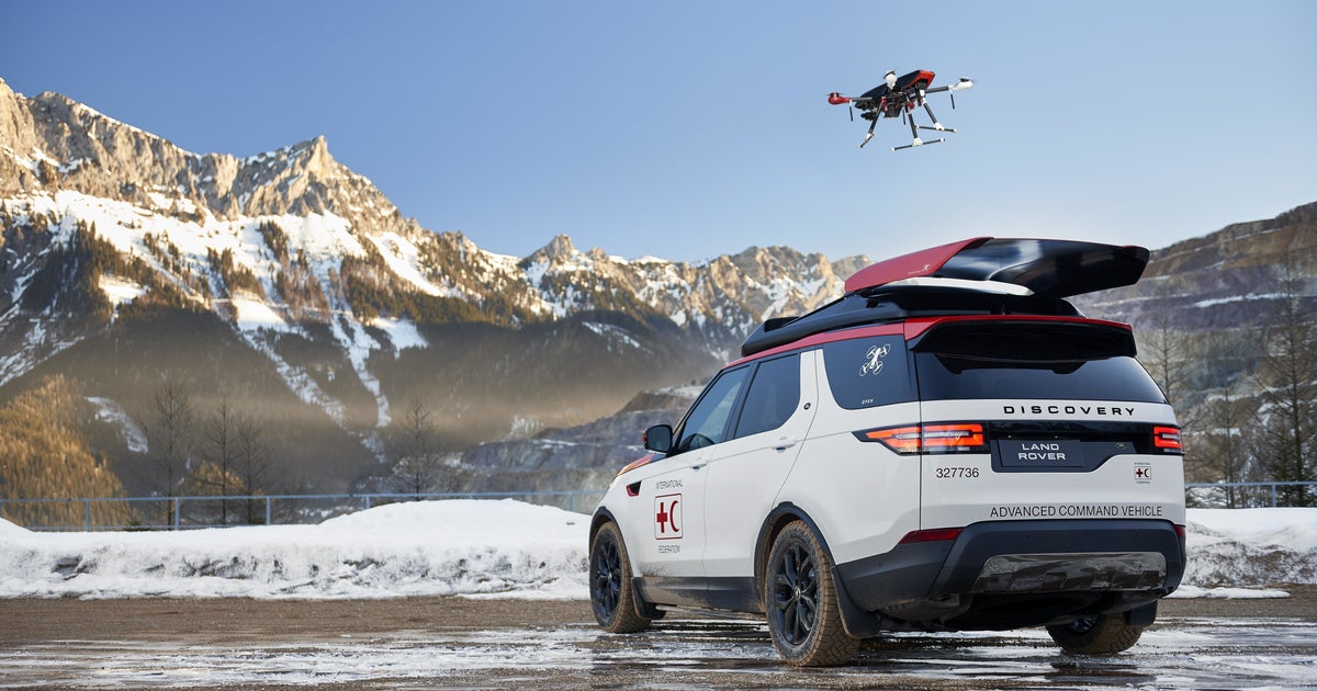 Land Rover Built An Incredible Drone-Launching Car For The Red Cross ...