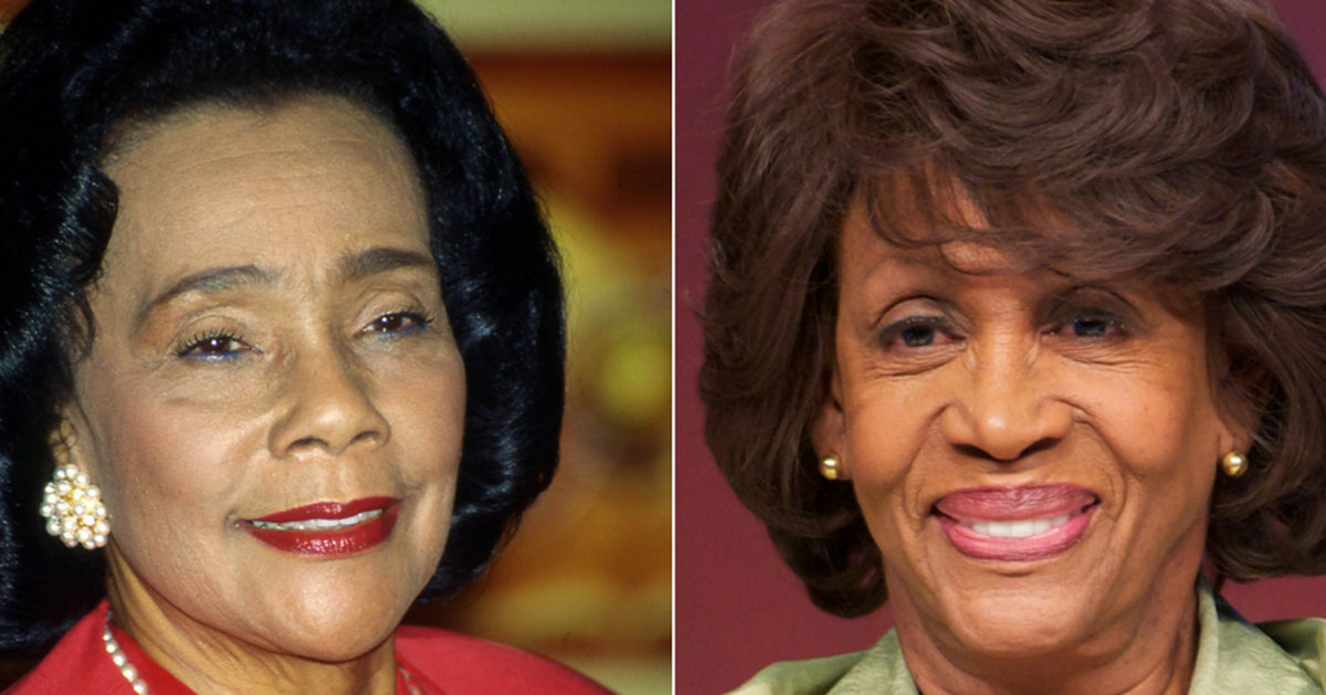 Maxine Waters Shares Amazing Throwback Photo With Coretta Scott King ...