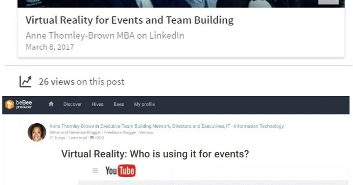 Why a Power LinkedIn and Twitter User Has Been Blown Away by beBee ...