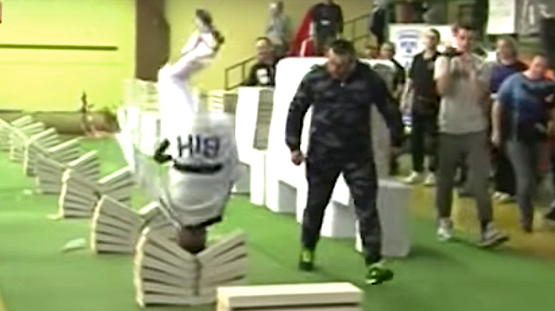 Watch A Teen Break 111 Concrete Blocks With His Head | HuffPost Weird News
