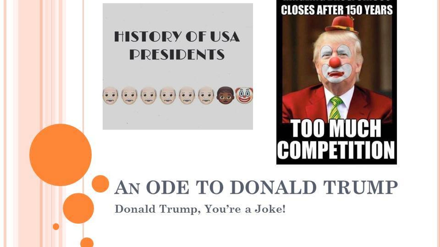 An Ode to Donald Trump: Donald Trump, You're a Joke! | HuffPost