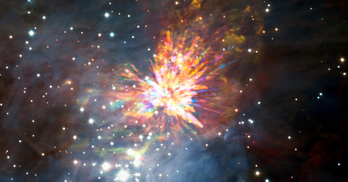 Astonishing Image Shows The Moment Two Young Stars Collide | HuffPost ...