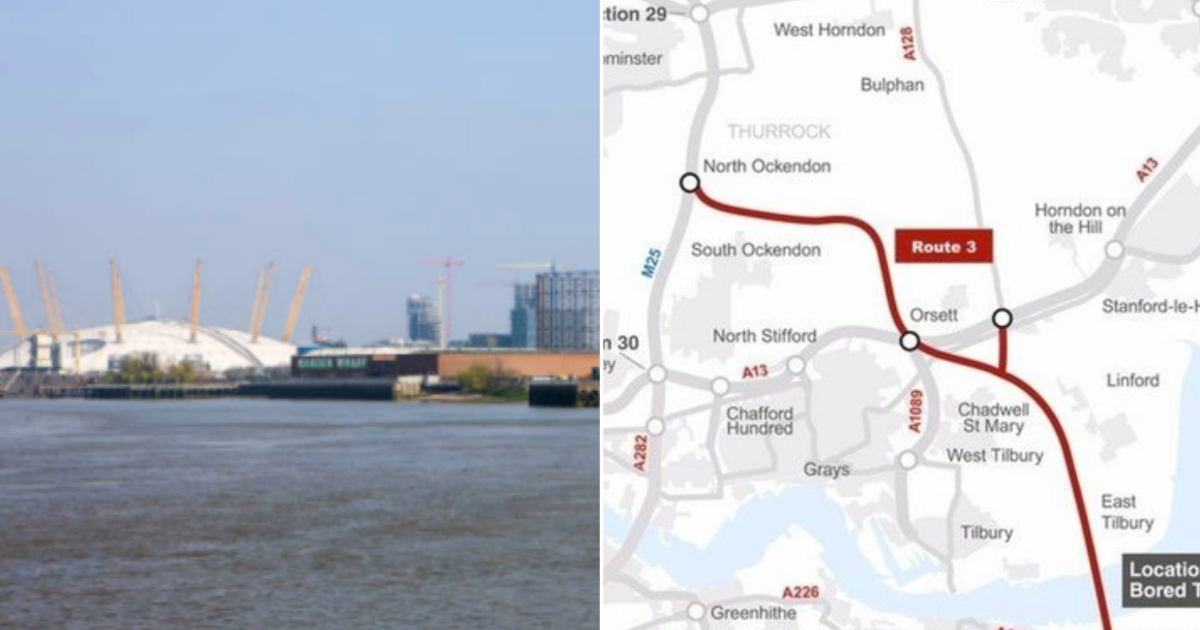 Lower Thames Crossing Map: Tunnel Under River Expected To Be Choice For ...