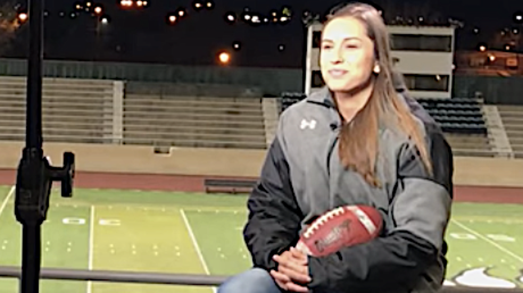 Becca Longo Makes History By Earning College Football Scholarship ...