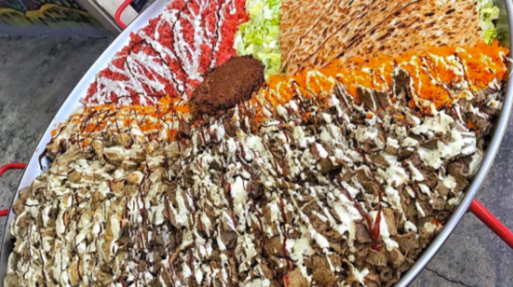 The Halal Guys Made A Giant Gyro Meat Platter, Here's Where And Why ...