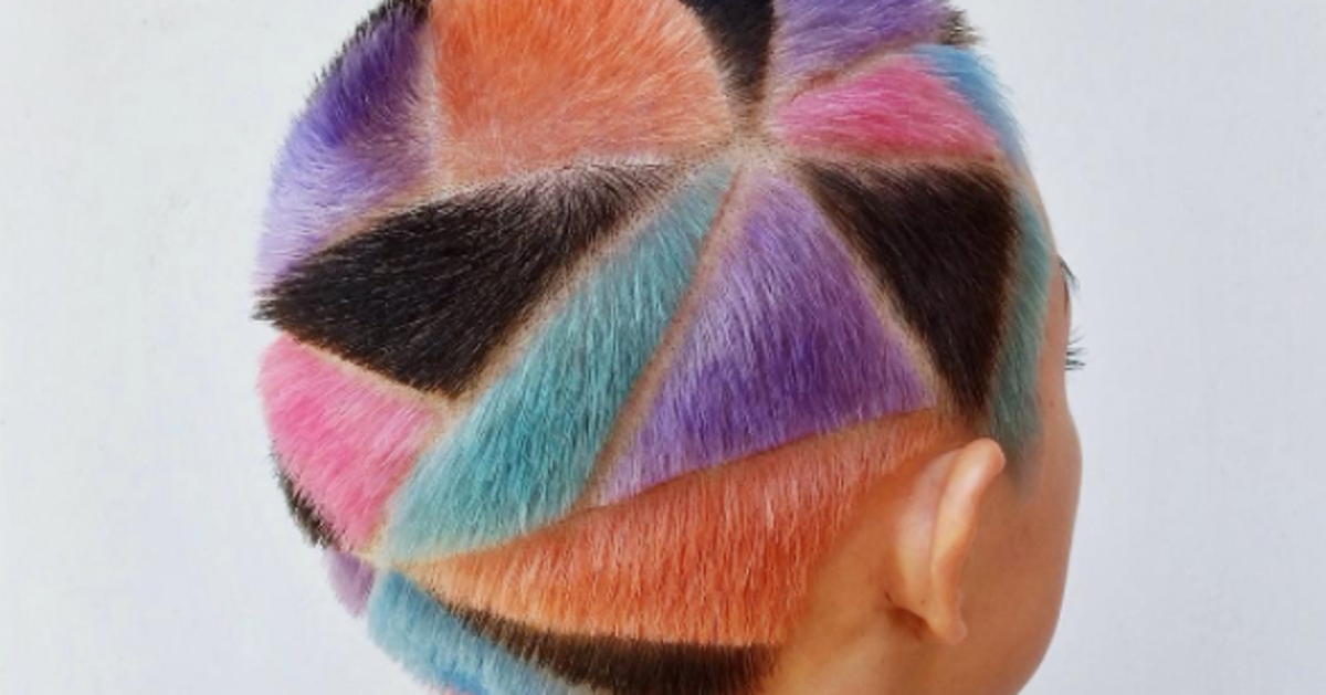 Rainbow Buzzcuts Are The Cool AF New Instagram Trend | HuffPost UK Style