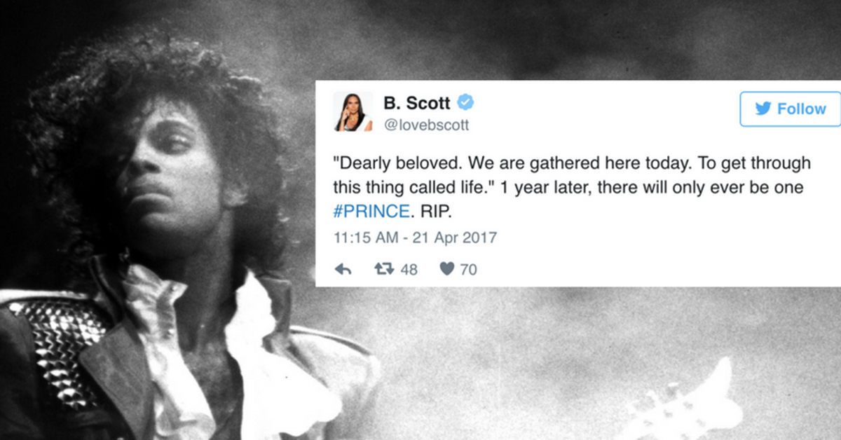 Prince's Fans Remember Him On Social Media On Anniversary Of His Death ...