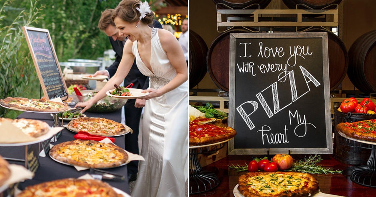 14 Perfectly Cheesy Wedding Ideas For Couples Obsessed With Pizza ...