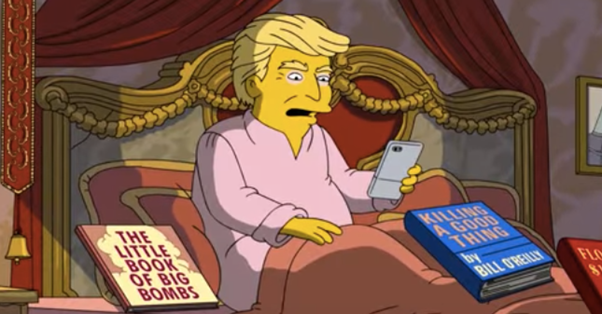'The Simpsons' Puts A Deeply Dark Twist On Trump's 1st 100 Days ...