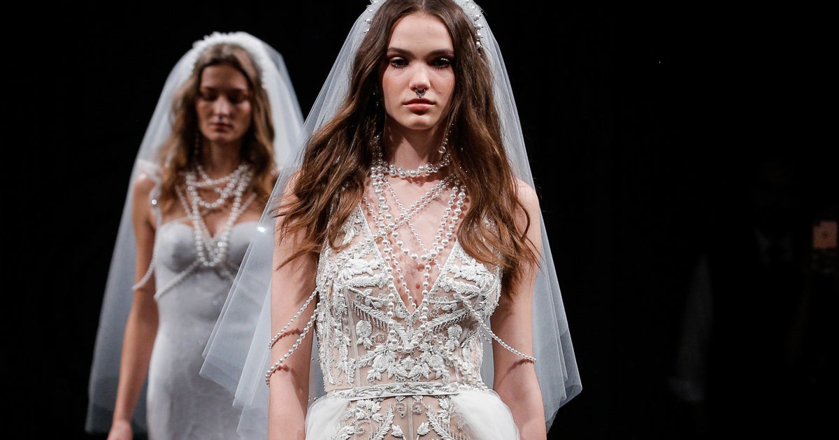 Bridal Fashion Week Spring 2018 Nearly Naked Wedding Dresses And