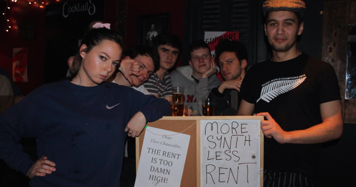 Bristol University Students Protest Increasing Accommodation Costs With ...