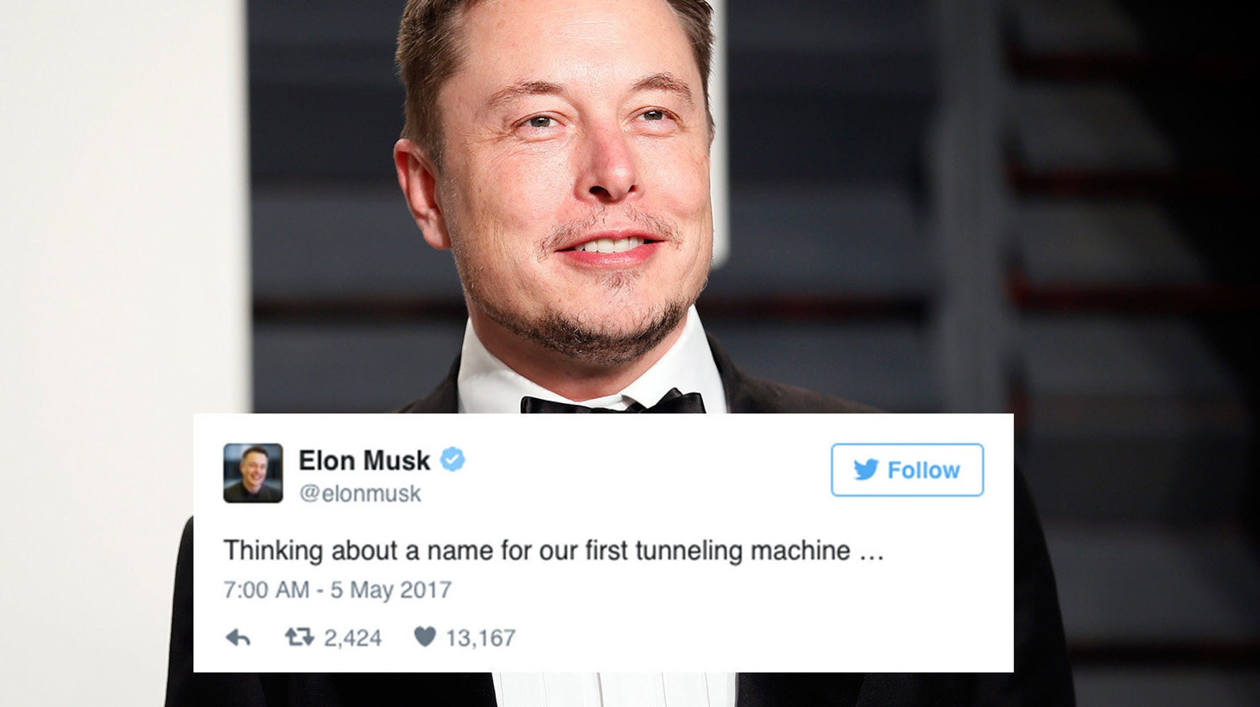 Elon Musk Tweeted About Naming His New Boring Machine. You Know What ...