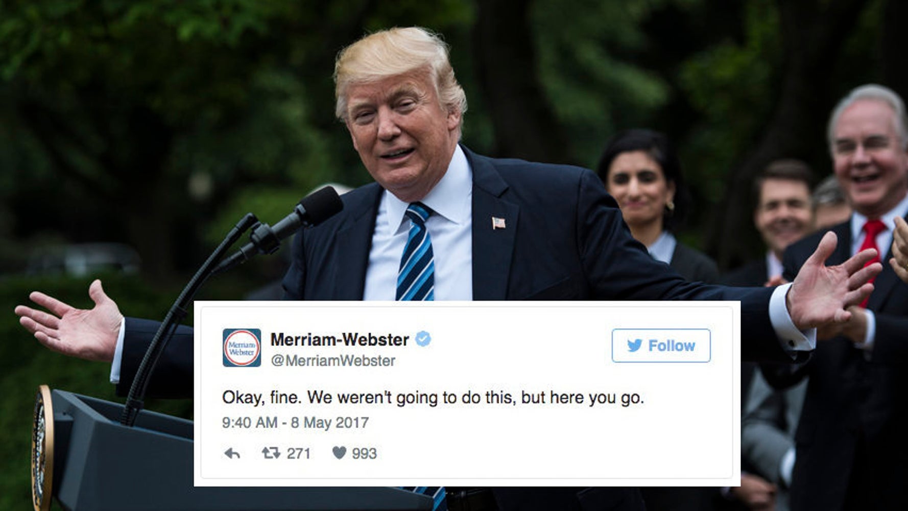Even Merriam-Webster Is Tired Of Trump's Misspellings On Twitter ...