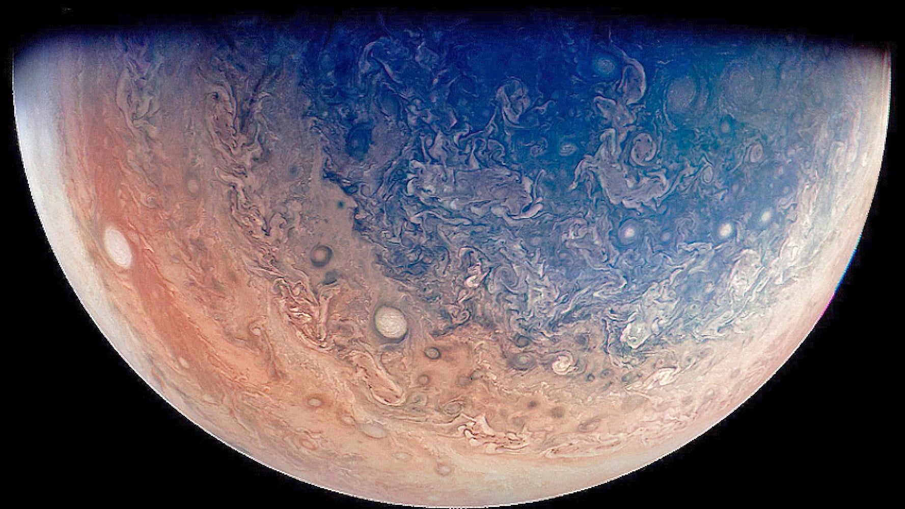 Stunning Images Show Dozens Of Gigantic Oval Storms On Jupiter ...