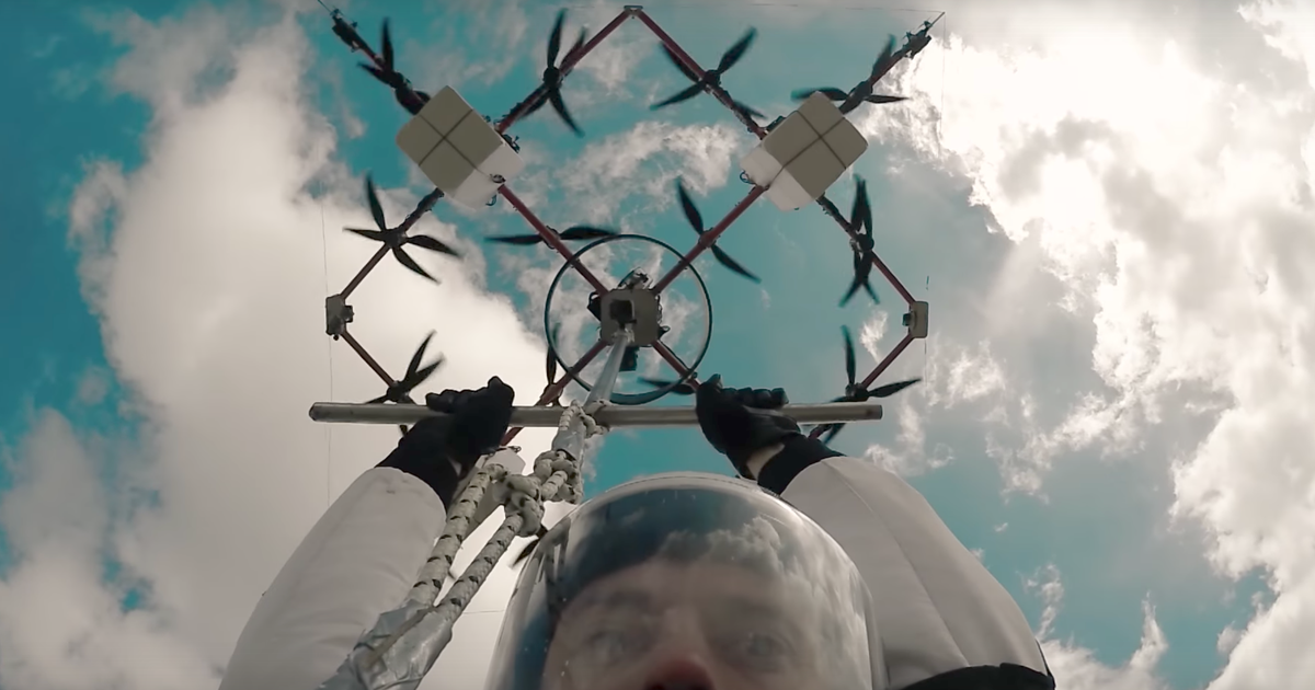 Jumping From A Moving Drone Is The Latest Craze And It Is Not For The ...
