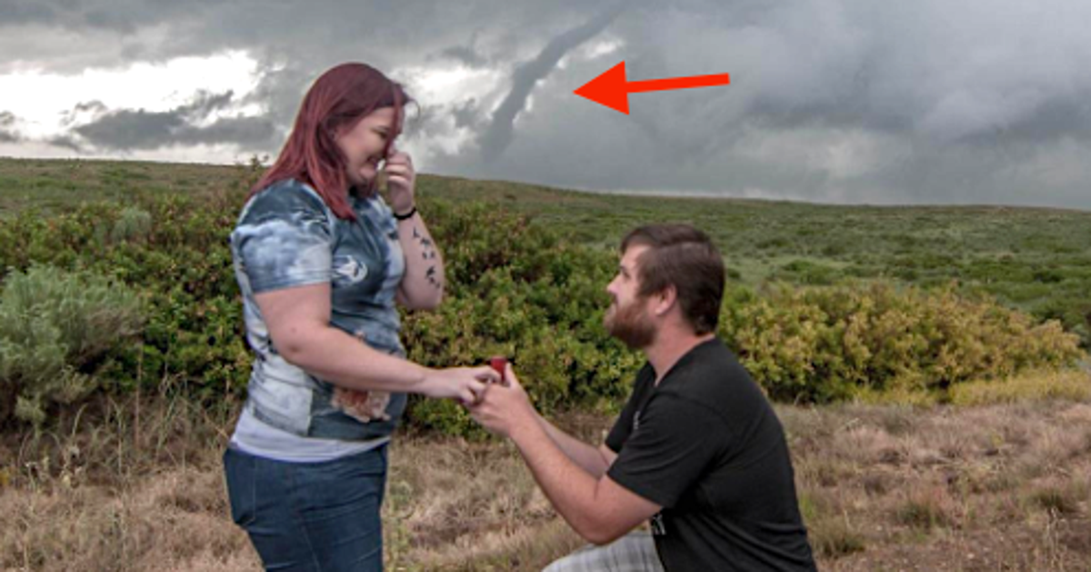 Terrifying Tornado Gives Couple A Proposal Story They'll Never Forget ...