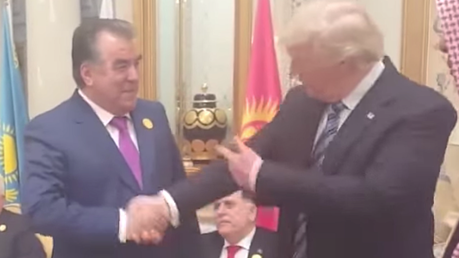 Donald Trump Finally Met His Match In The Handshake Stakes | HuffPost ...