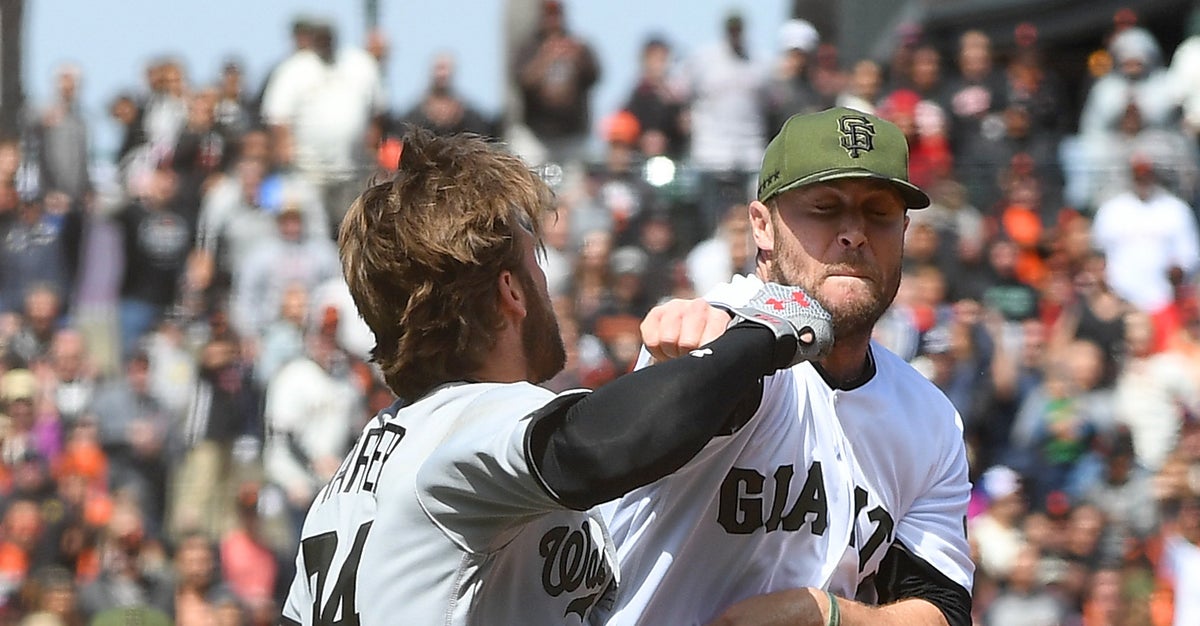 Bryce Harper, Hunter Strickland Suspended After Bench-Clearing Memorial ...
