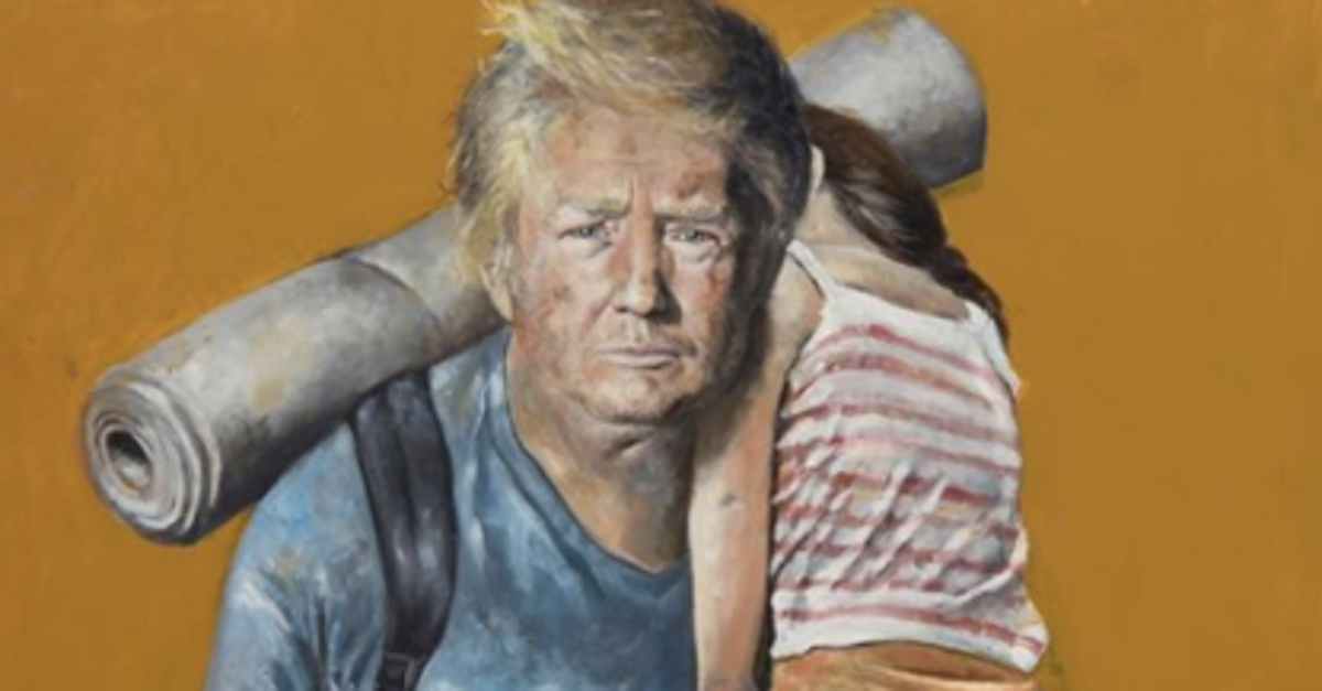 Syrian Artist Paints World Leaders As Refugees | HuffPost Impact