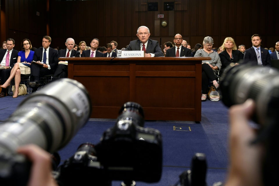 Here Are The Latest Photos From Jeff Sessions' Testimony On Russia ...