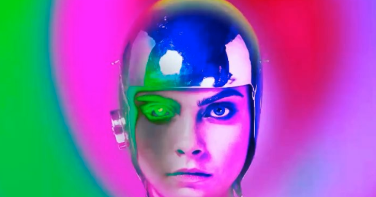 Cara Delevingne Debuts Sleek Platinum Bob As She Morphs Into A Robotic ...