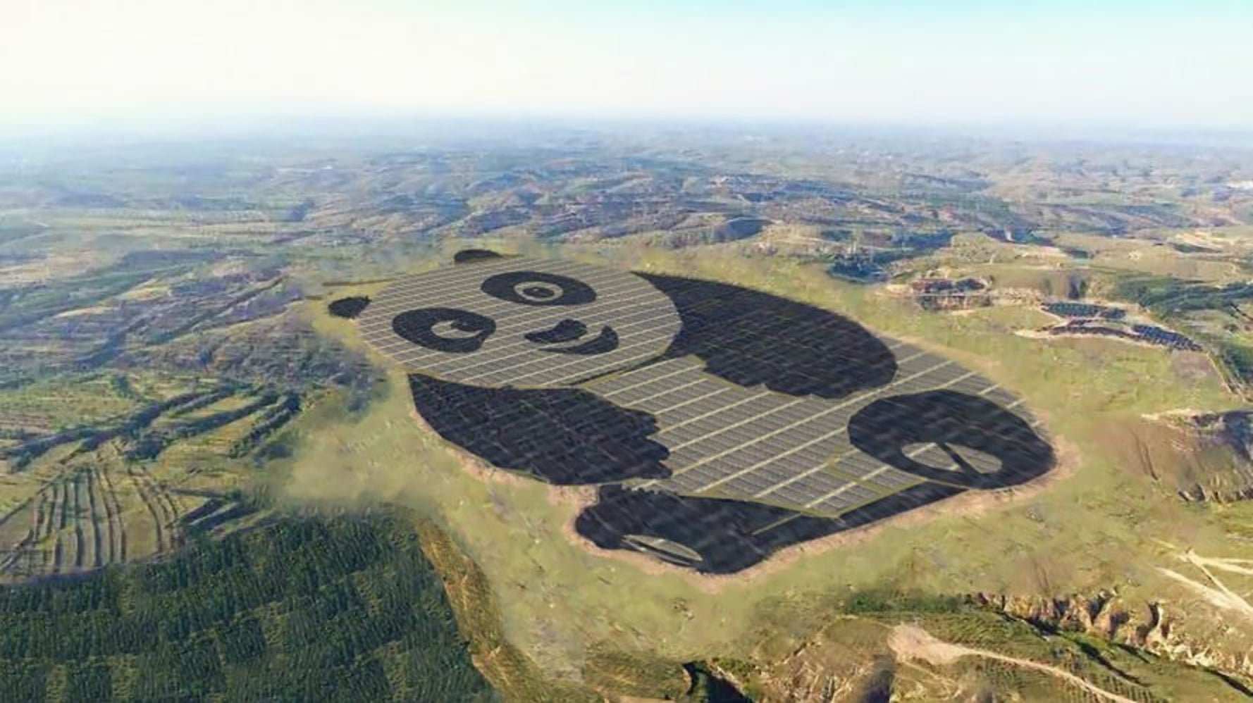 China Is Shaping Giant Solar Farms As Pandas, Because Pandas | HuffPost ...