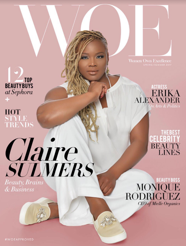 WOE Magazine's Latest Cover Girl Claire Sulmers and Talk with Editor in ...