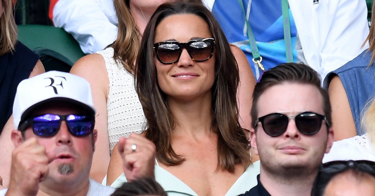 Pippa Middleton Watches Wimbledon In Stunning Mint Green Dress By A ...
