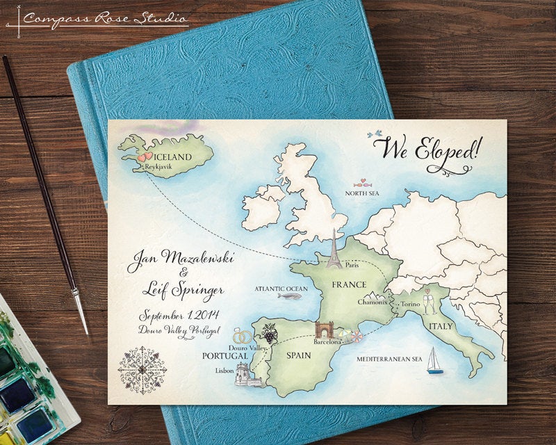 19 Creative Elopement Announcements You'll Want To Copy | HuffPost Life