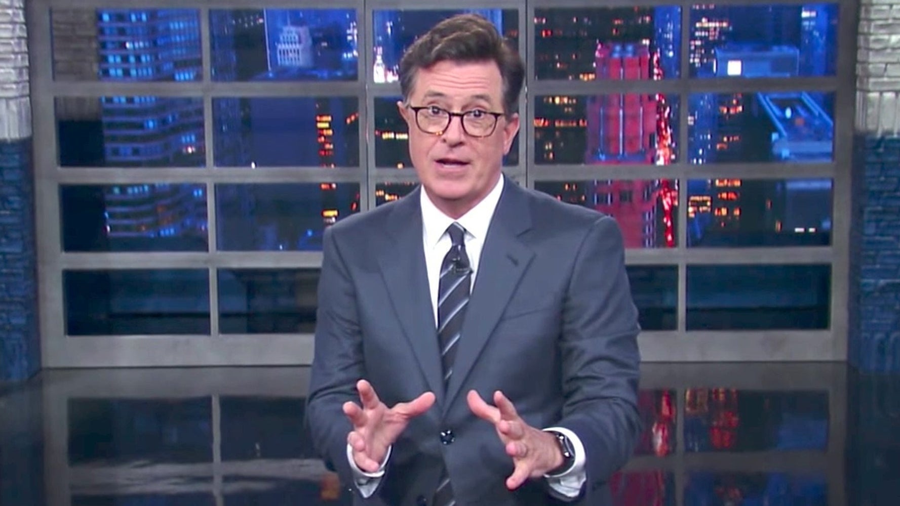 Colbert: Trump's Nothing Burger Is Really A 'Juicy Quarter Pounder With ...