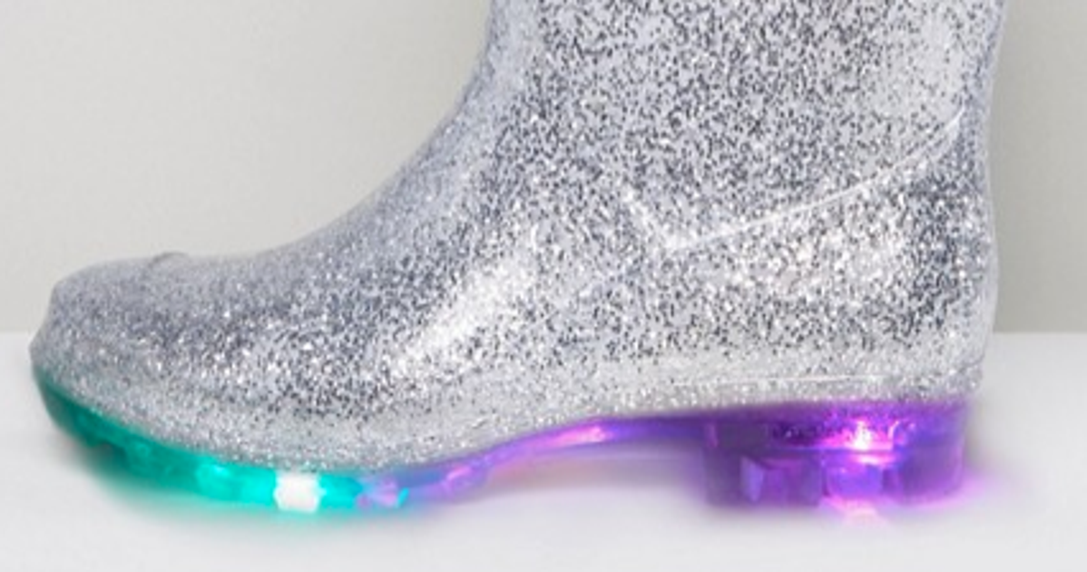 ASOS Are Selling Glitter Wellies That Light-Up, And They're Cool AF ...