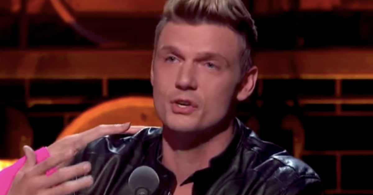 Nick Carter Fights Back Tears While Talking About Family On 'Boy Band ...