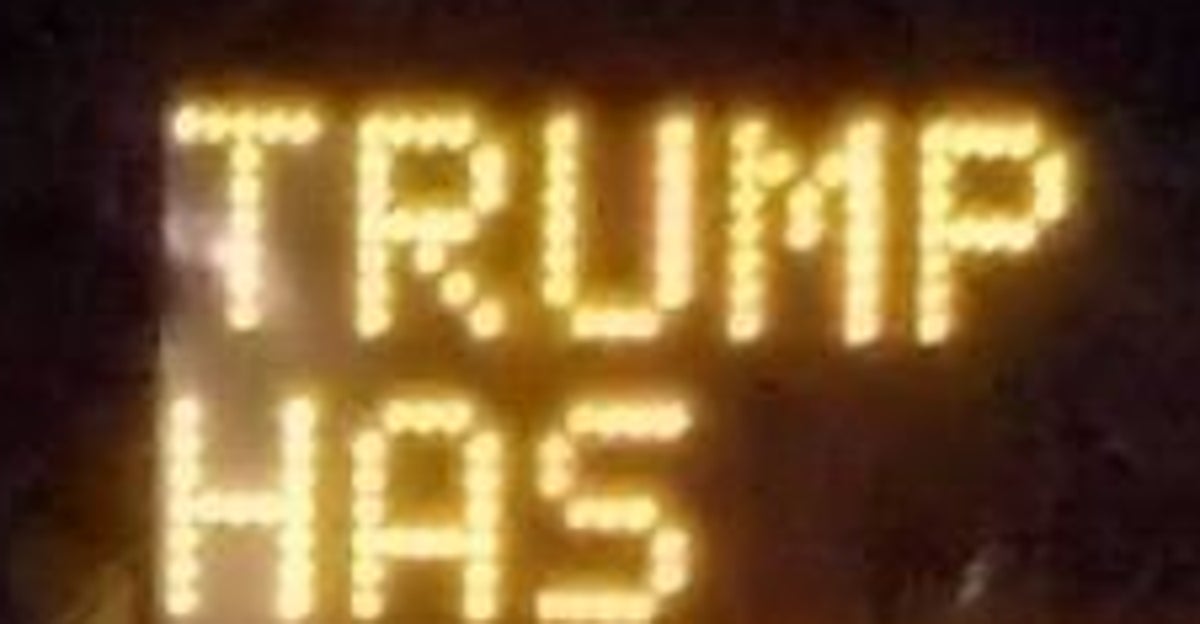 Highway Sign Hacked To Show Crude Message About Donald Trump | HuffPost ...