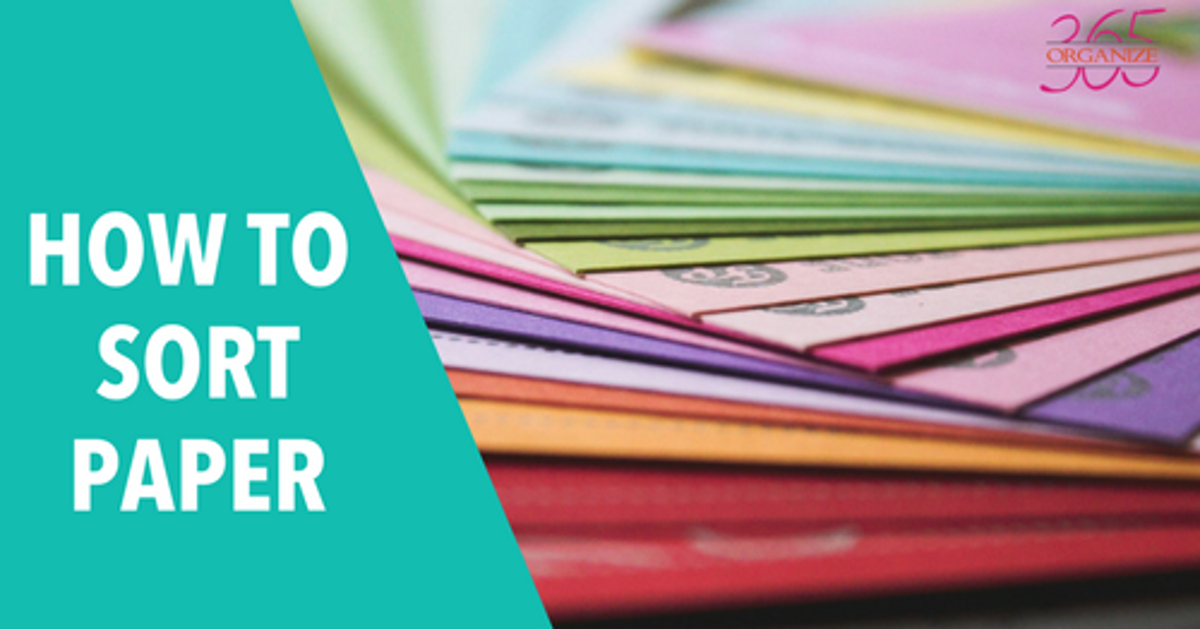 How To Sort Paper | HuffPost Contributor