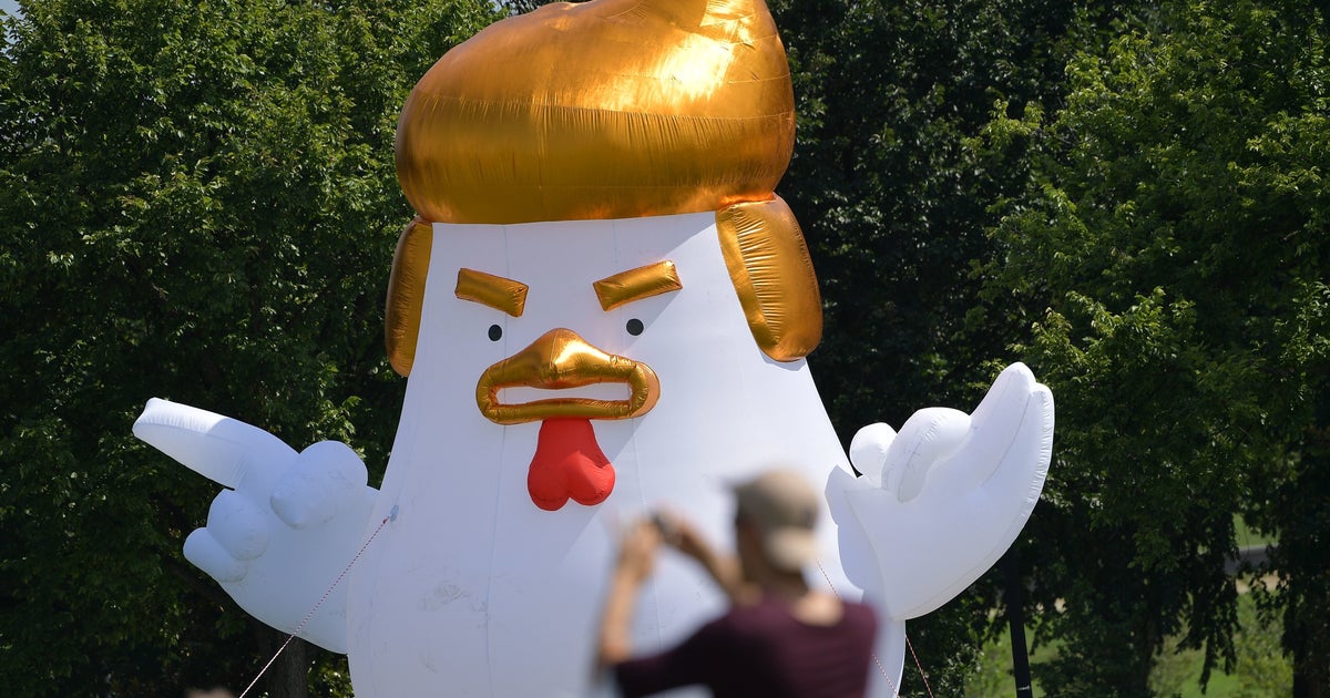 Monumental ‘Donald Trump Chicken’ Roosts Near The White House ...