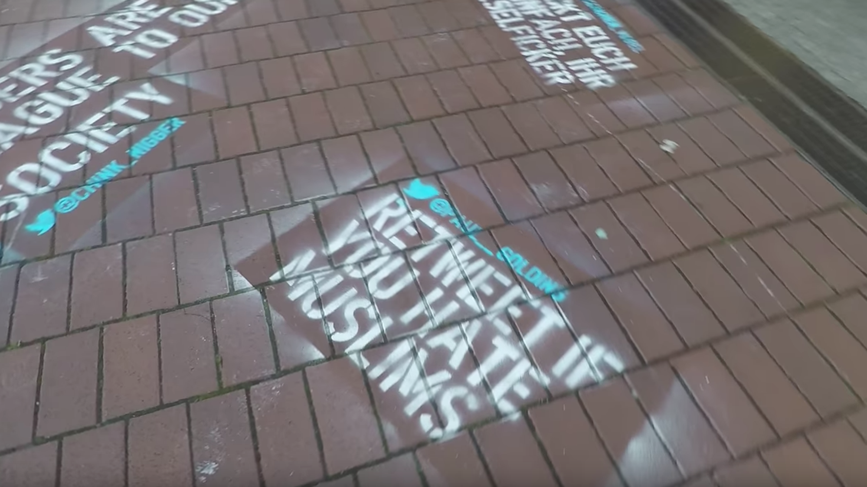 Twitter Wouldn't Remove Abusive Tweets, Activist Painted Them On ...