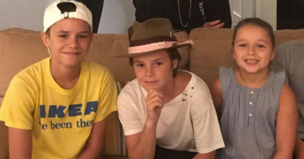 Victoria Beckham Shares Rare Photo Of All Four Kids Together During Day ...