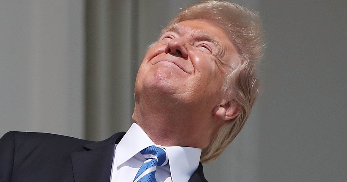 Donald Trump Learns The True Risks Of Staring At The Sun During An ...