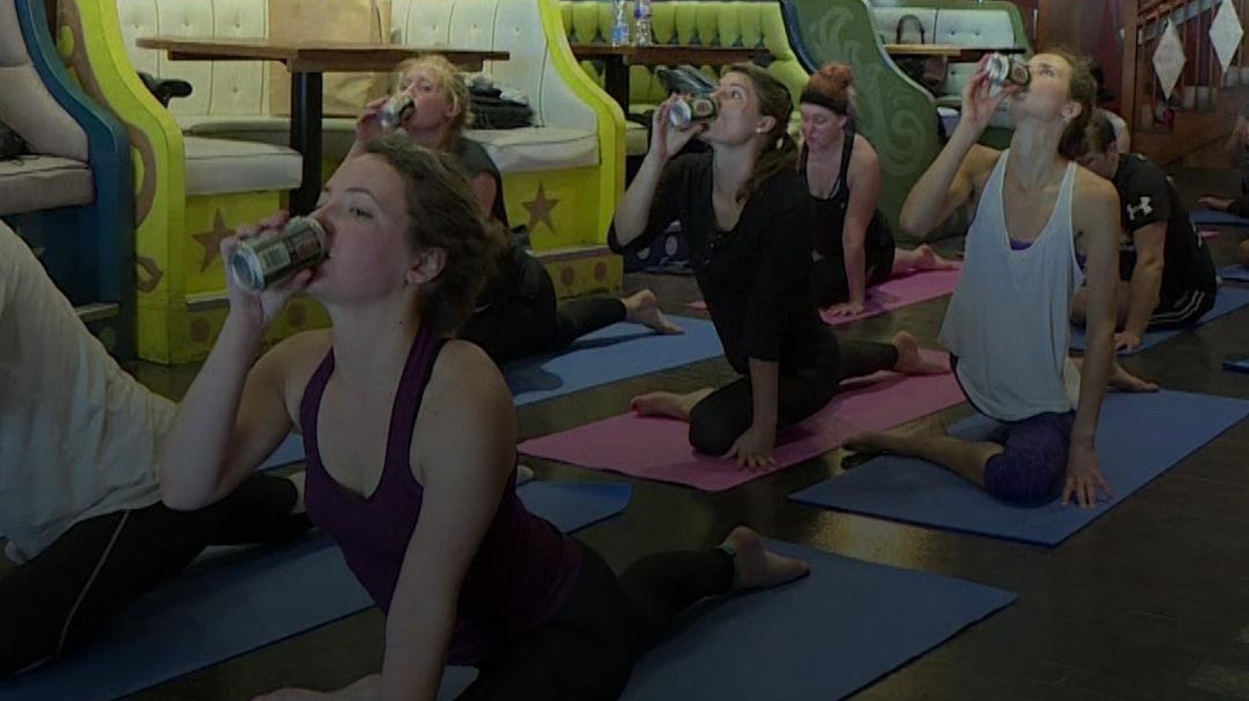 Beer Yoga Brings Brews To The Mat | HuffPost null