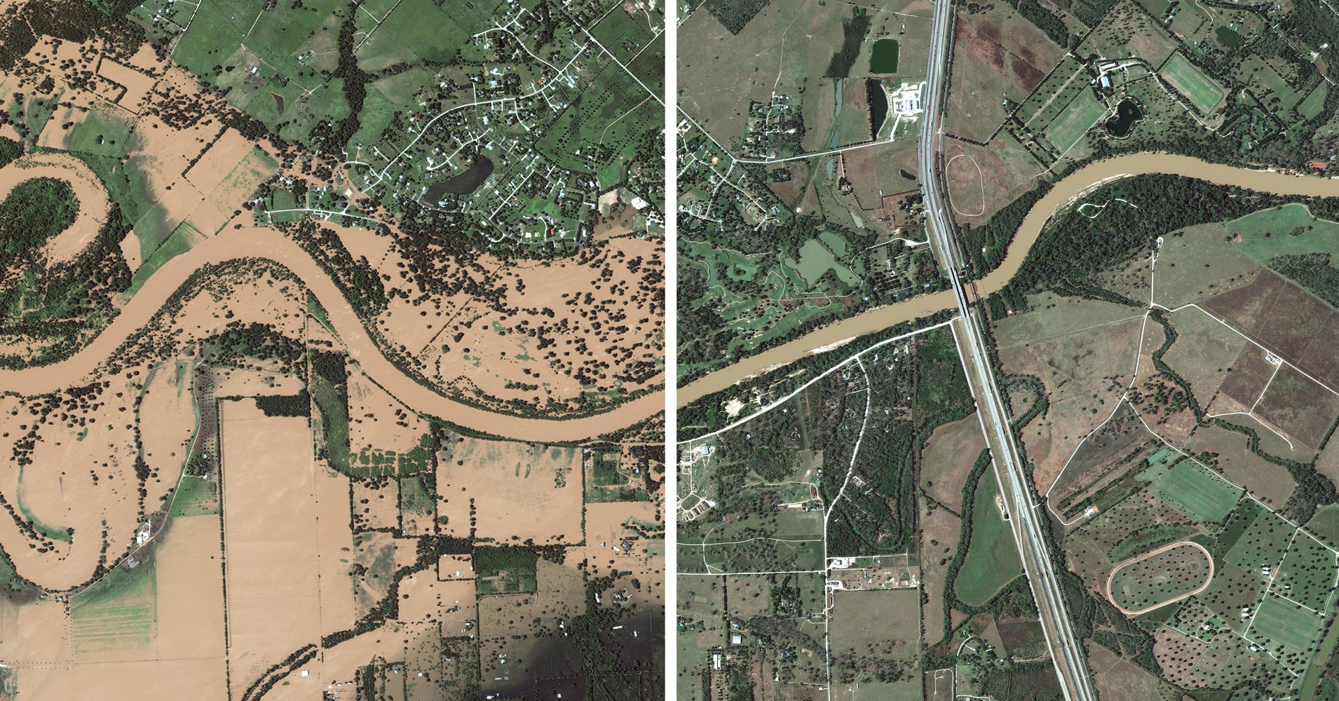 Before-And-After Satellite Photos Show Harvey's Wrath | HuffPost