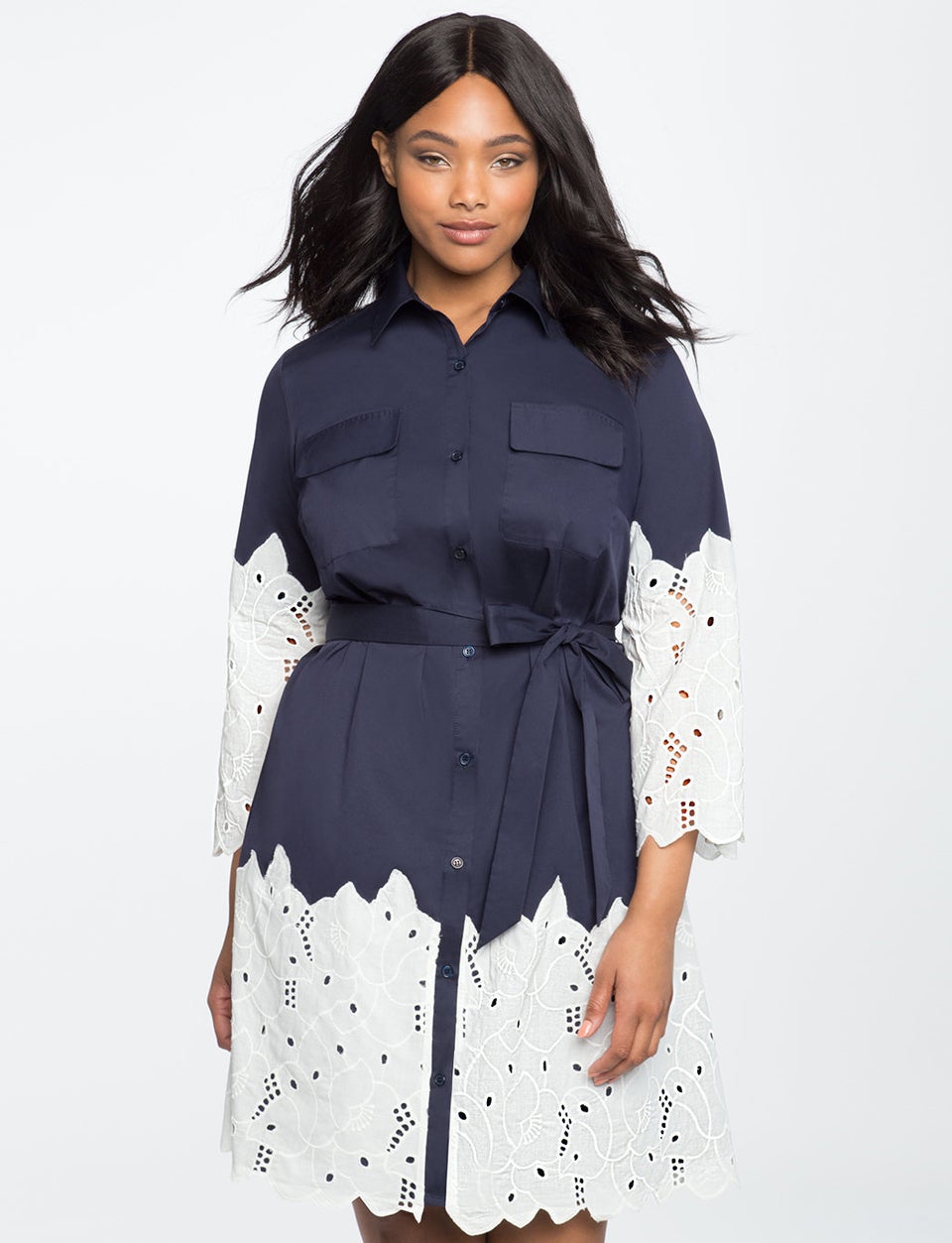 28 Button Down Dresses And Skirts For Plus Size That Won't Gape ...