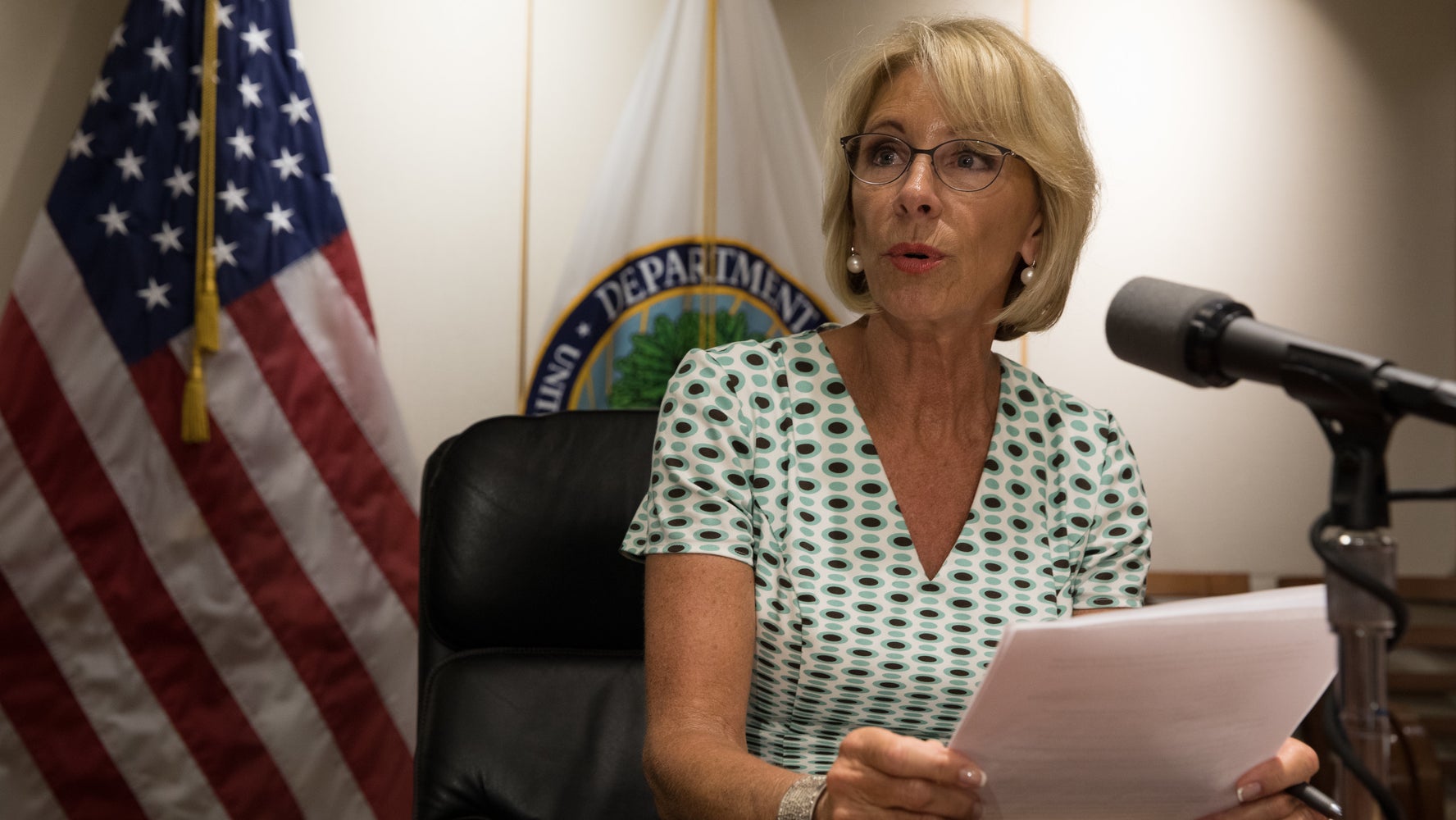 Betsy Devos Says The Title Ix System Has Failed Both Survivors And
