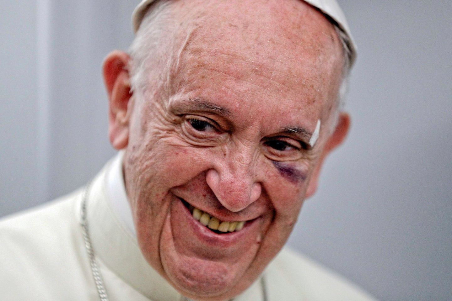 Pope's Sense Of Humor Intact After Minor Popemobile Accident In ...