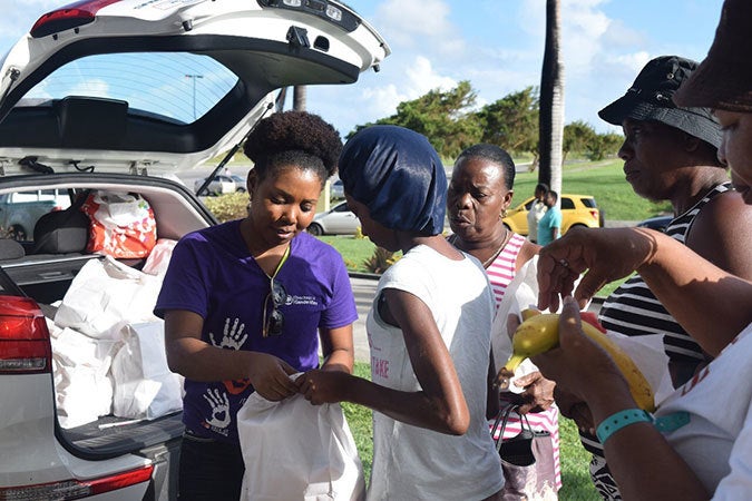 Dignity kits distribution begins for Barbuda women and girls impacted ...