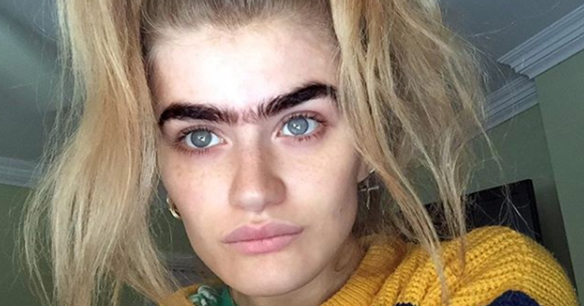 Model Sophia Hadjipanteli's Black Unibrow Is Making Us All Want To ...