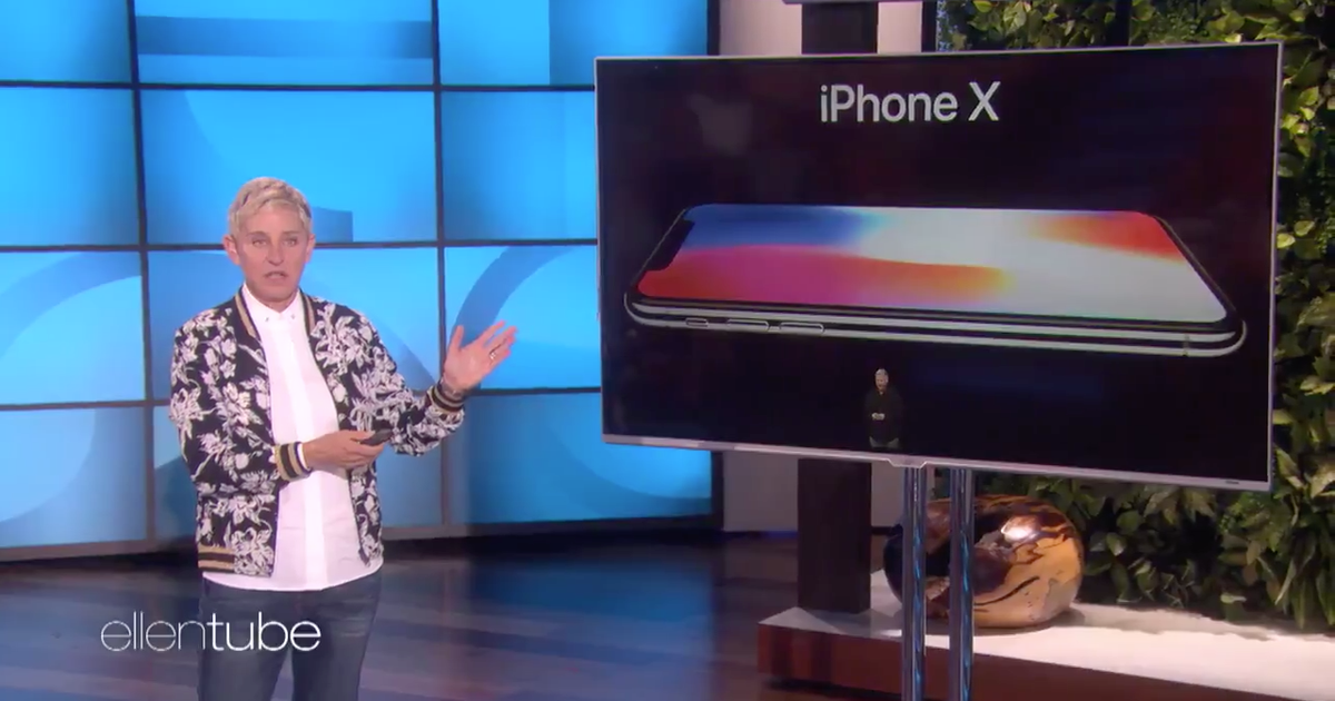 Ellen DeGeneres X-pertly Roasts The Hell Out Of The iPhone X | HuffPost ...