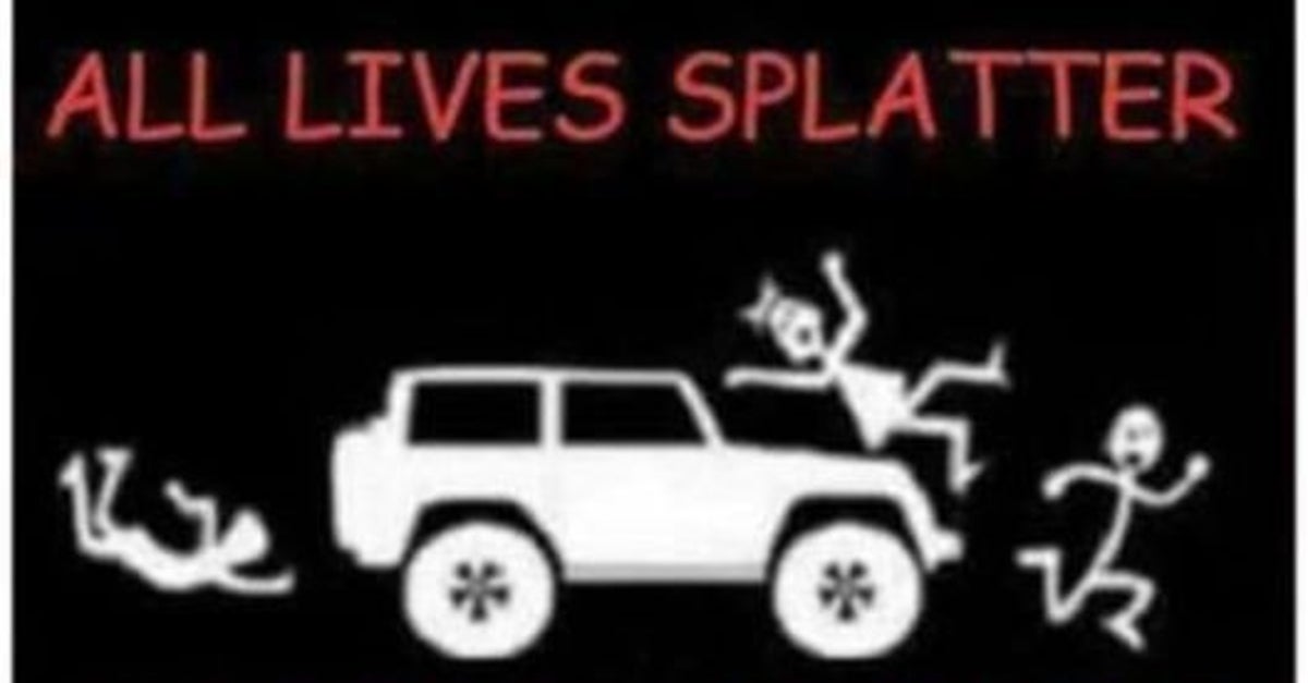 Sheriff's Office Apologises For 'All Lives Splatter' Meme Posted On ...