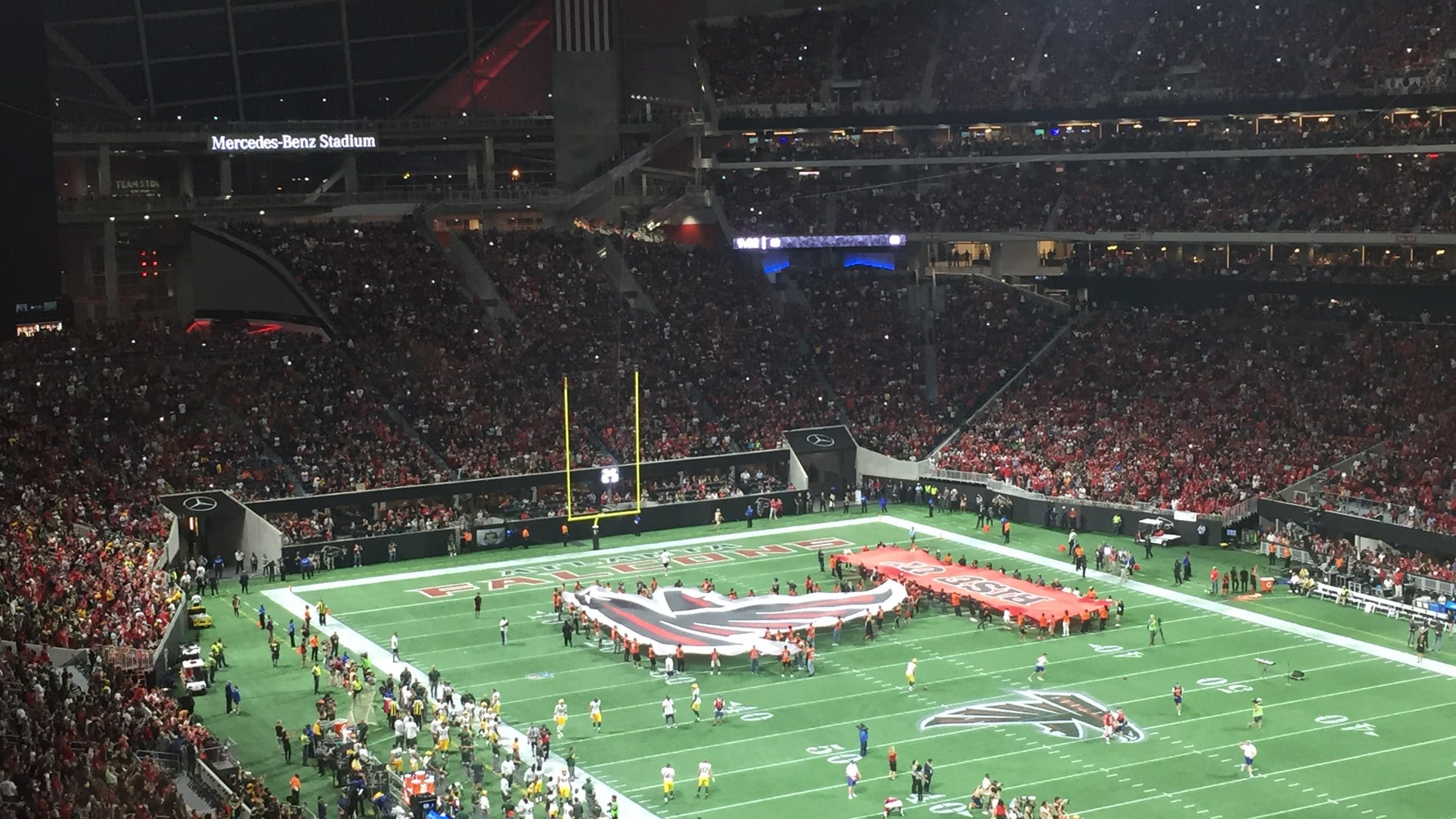 Falcons Open Their New Stadium With A Convincing Primetime Victory ...