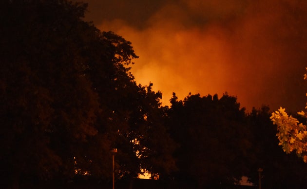 White Hart Lane Fire: Blaze Erupts At Warehouse In North London ...