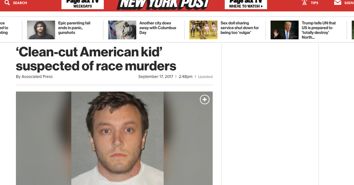 When The Media Treat White Suspects And Killers Better Than Black ...